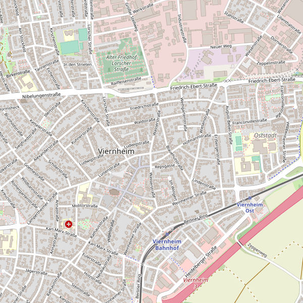 Stadtplan Viernheim - Lombardo Geosystems